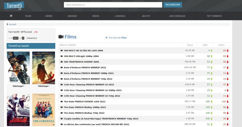 Torrent9 ne fonctionne plus ? Voici la nouvelle adresse mars 2024 ...