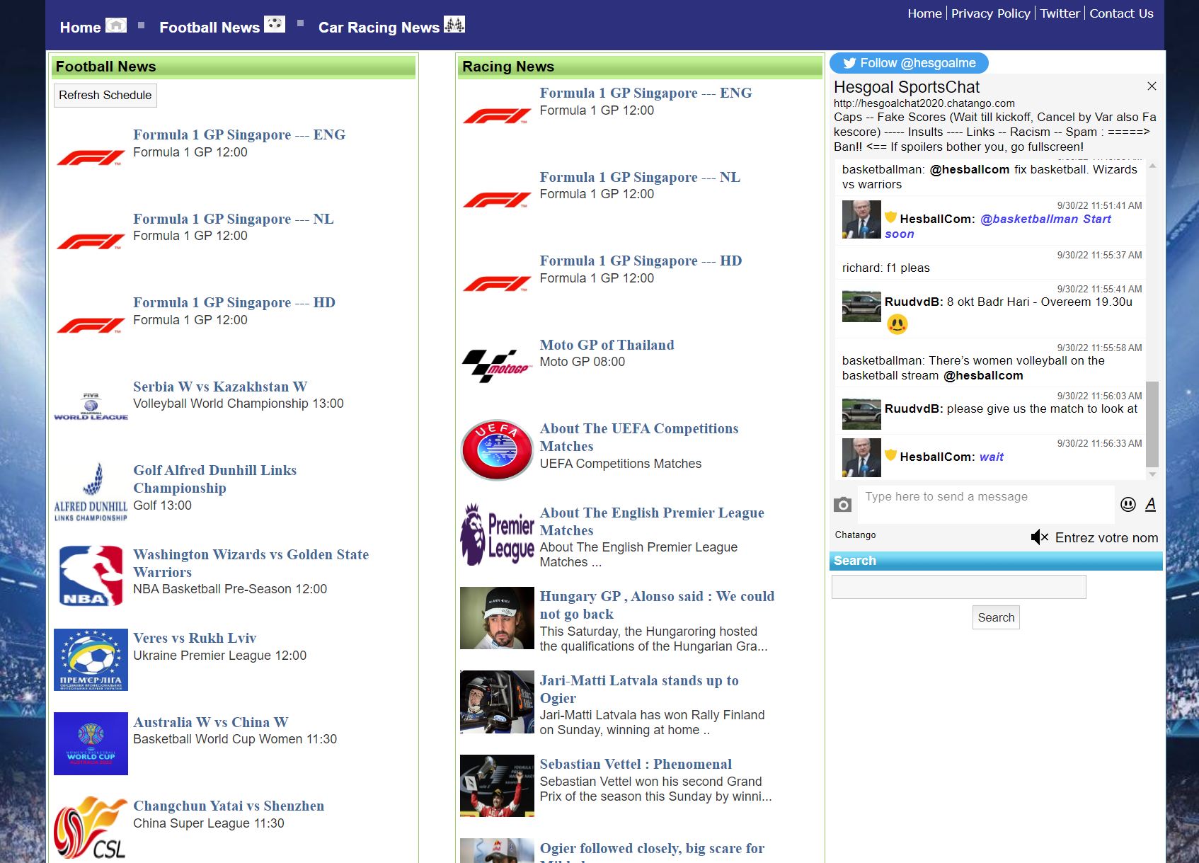 Hesgoal ne fonctionne plus ? Tout savoir sur la nouvelle adresse et ...