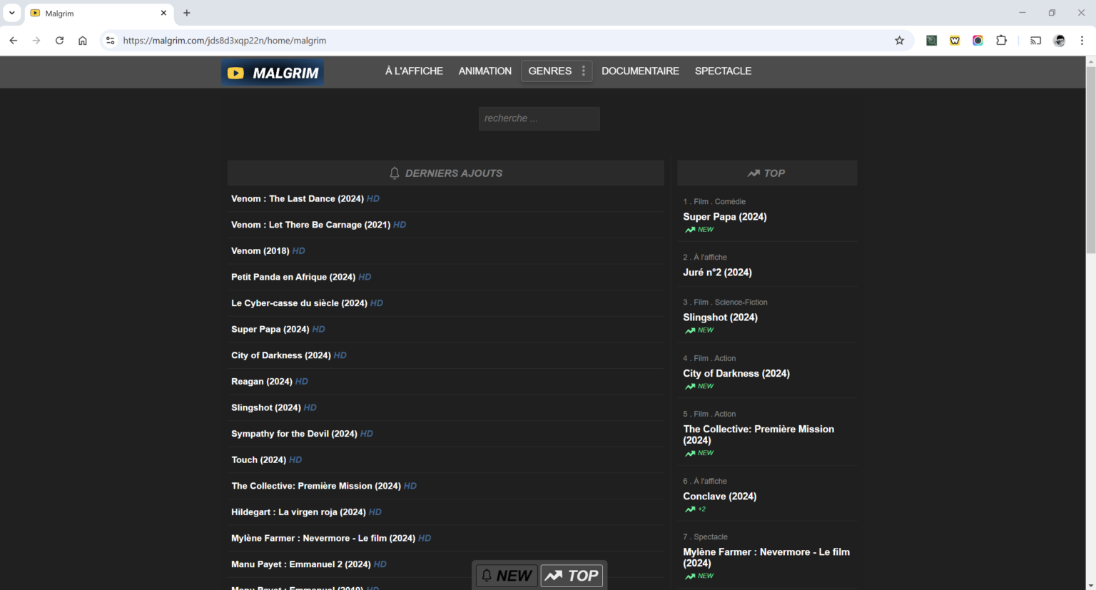 Malgrim ne fonctionne plus ? Voici la nouvelle adresse décembre 2024 ...
