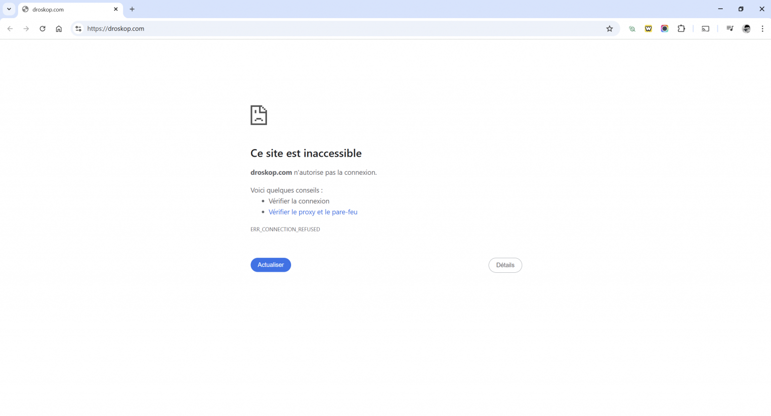 droskop.com ne fonctionne plus ? Voici son nouveau nom en 2025 (Droskop ...