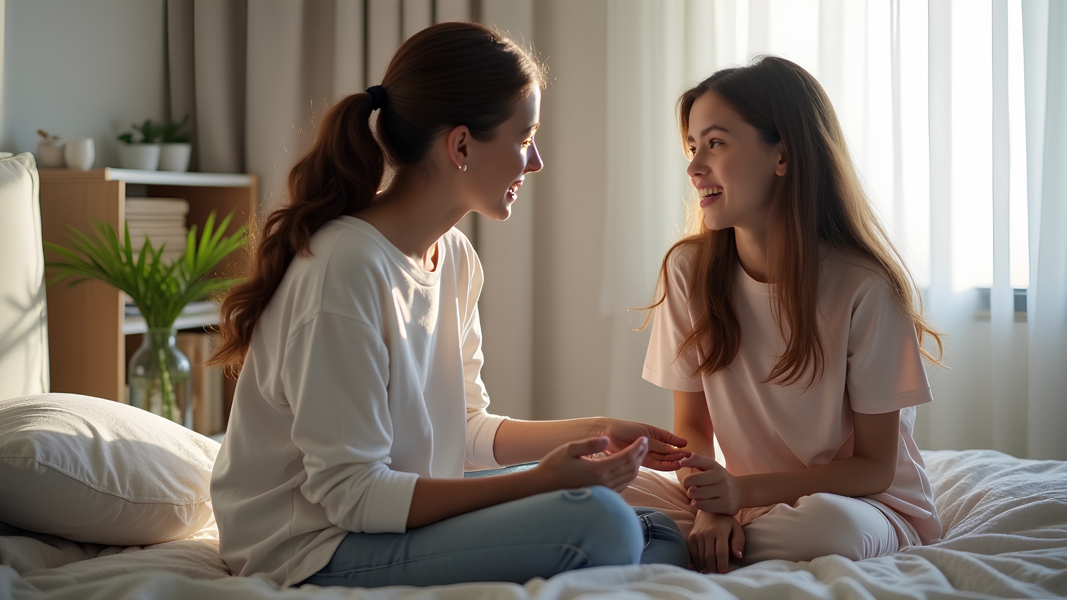 Ma fille a ses règles pour la première fois : que faire
